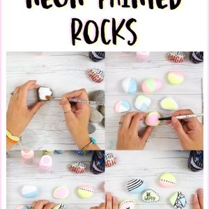 The Best Paint for Neon Painted Rocks! | Fox + Hazel